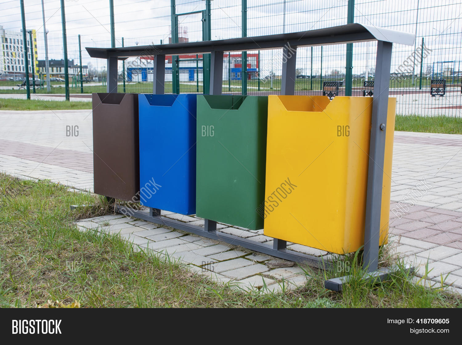 Ecological Trash Cans Image & Photo (Free Trial) | Bigstock