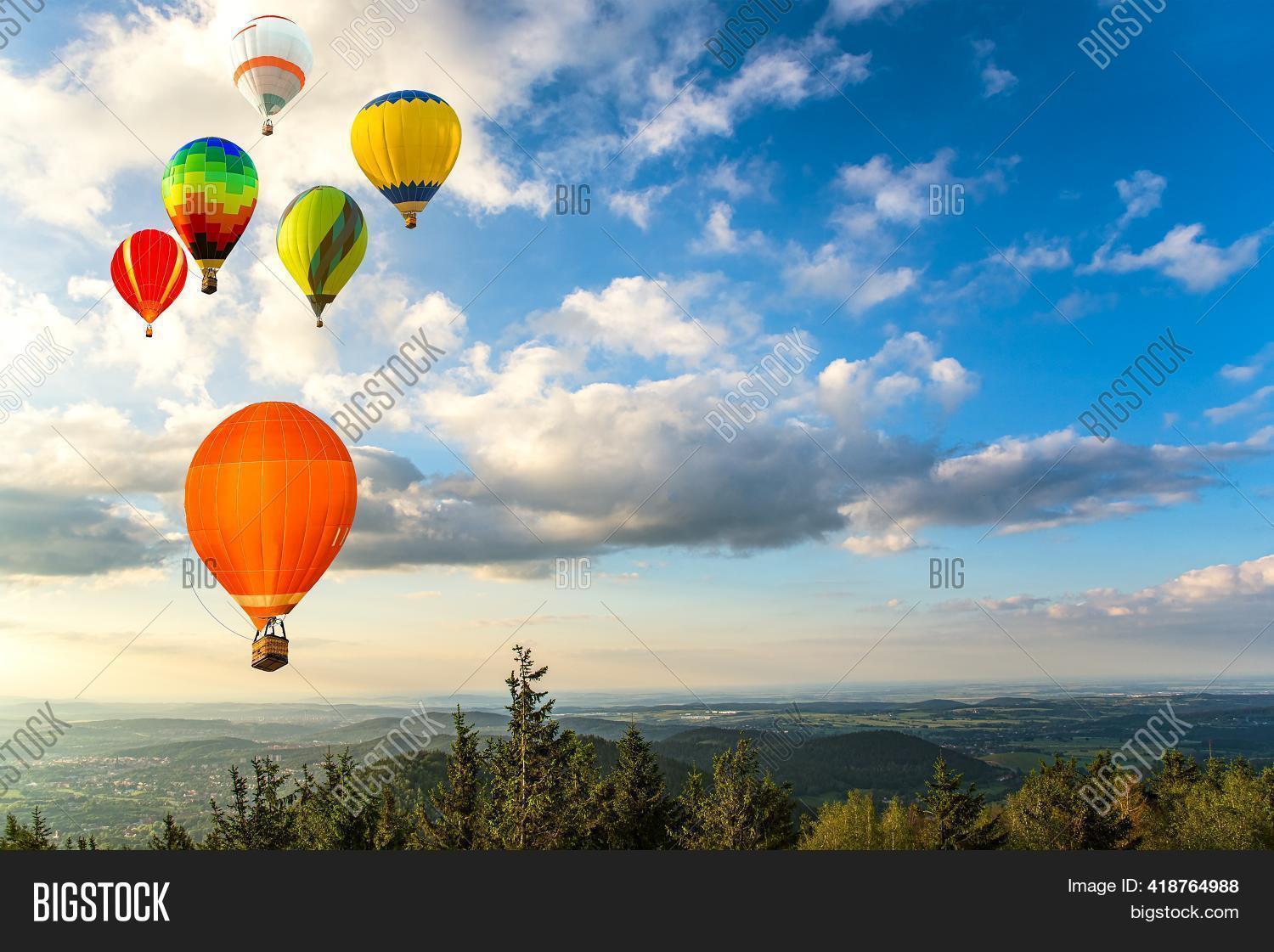 Balloons In The Sky Photography