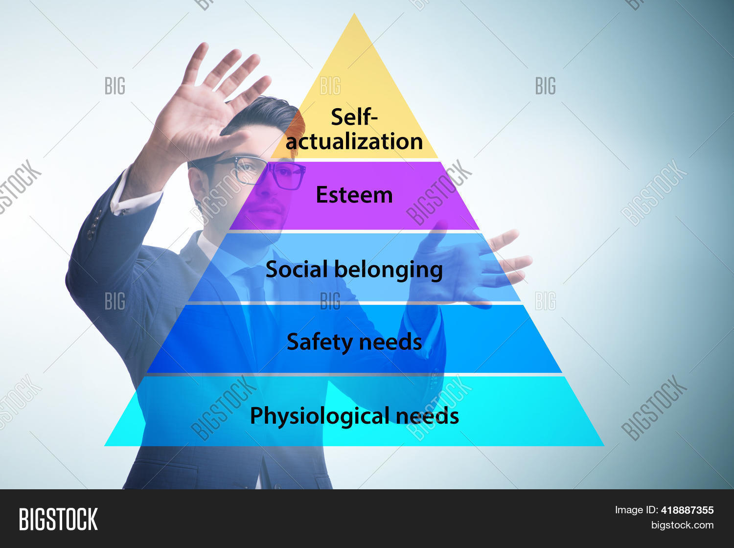 Businessman Pressing Image & Photo (Free Trial) | Bigstock