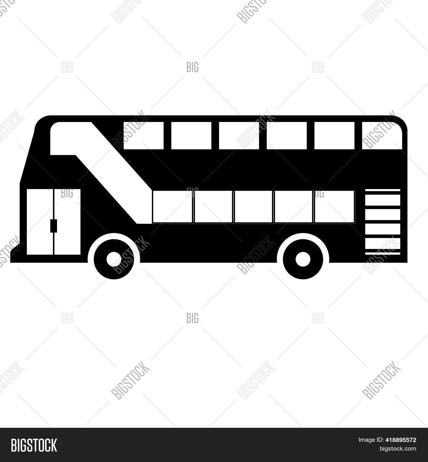 Double Decker Bus Icon Image & Photo (Free Trial) | Bigstock