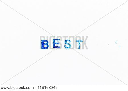 Blue Color Ink Rubber Image & Photo (Free Trial) | Bigstock