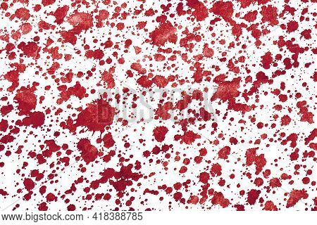 Red Ink Stains On Image & Photo (Free Trial) | Bigstock