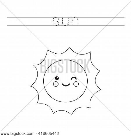 Trace Word. Cute Vector & Photo (Free Trial) | Bigstock