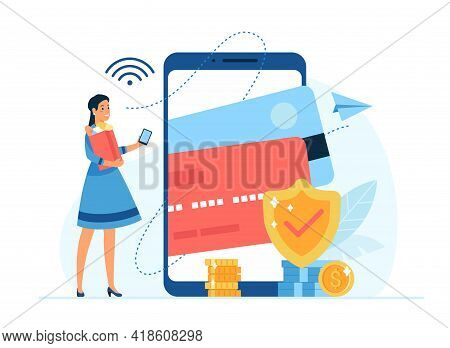 Mobile Payment Vector & Photo (Free Trial) | Bigstock