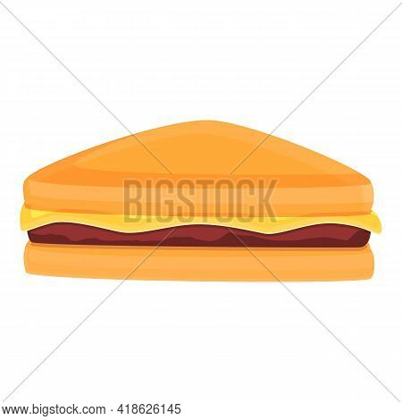 Cheese Sandwich Icon Vector & Photo (Free Trial) | Bigstock