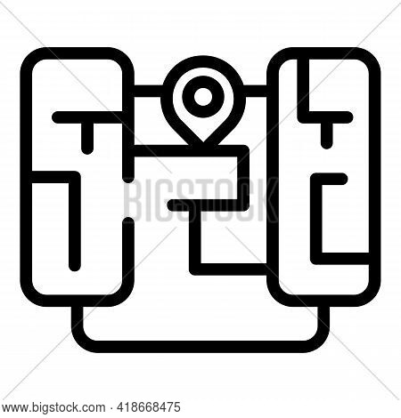 Scouting Map Icon. Vector & Photo (Free Trial) | Bigstock