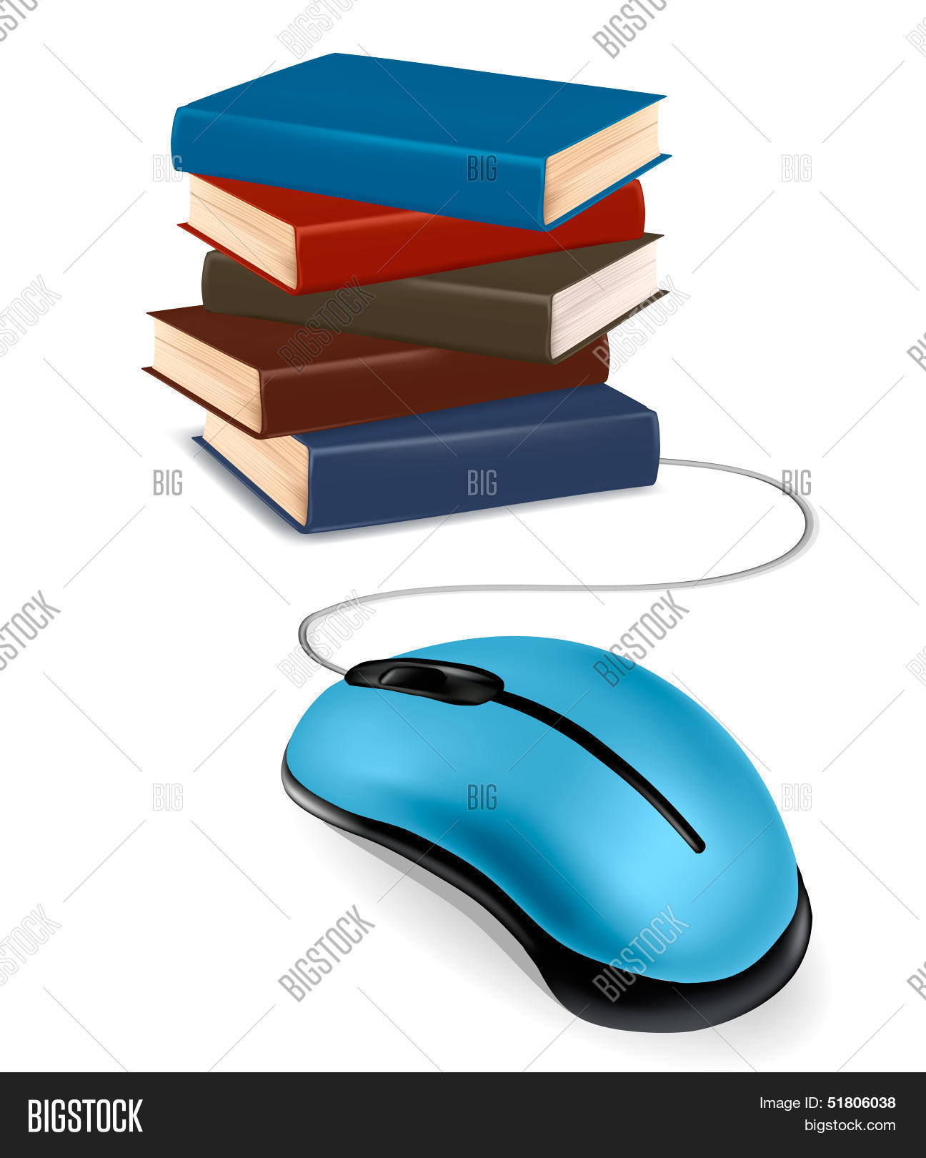 Stack Book Mouse. Vector & Photo (Free Trial) | Bigstock