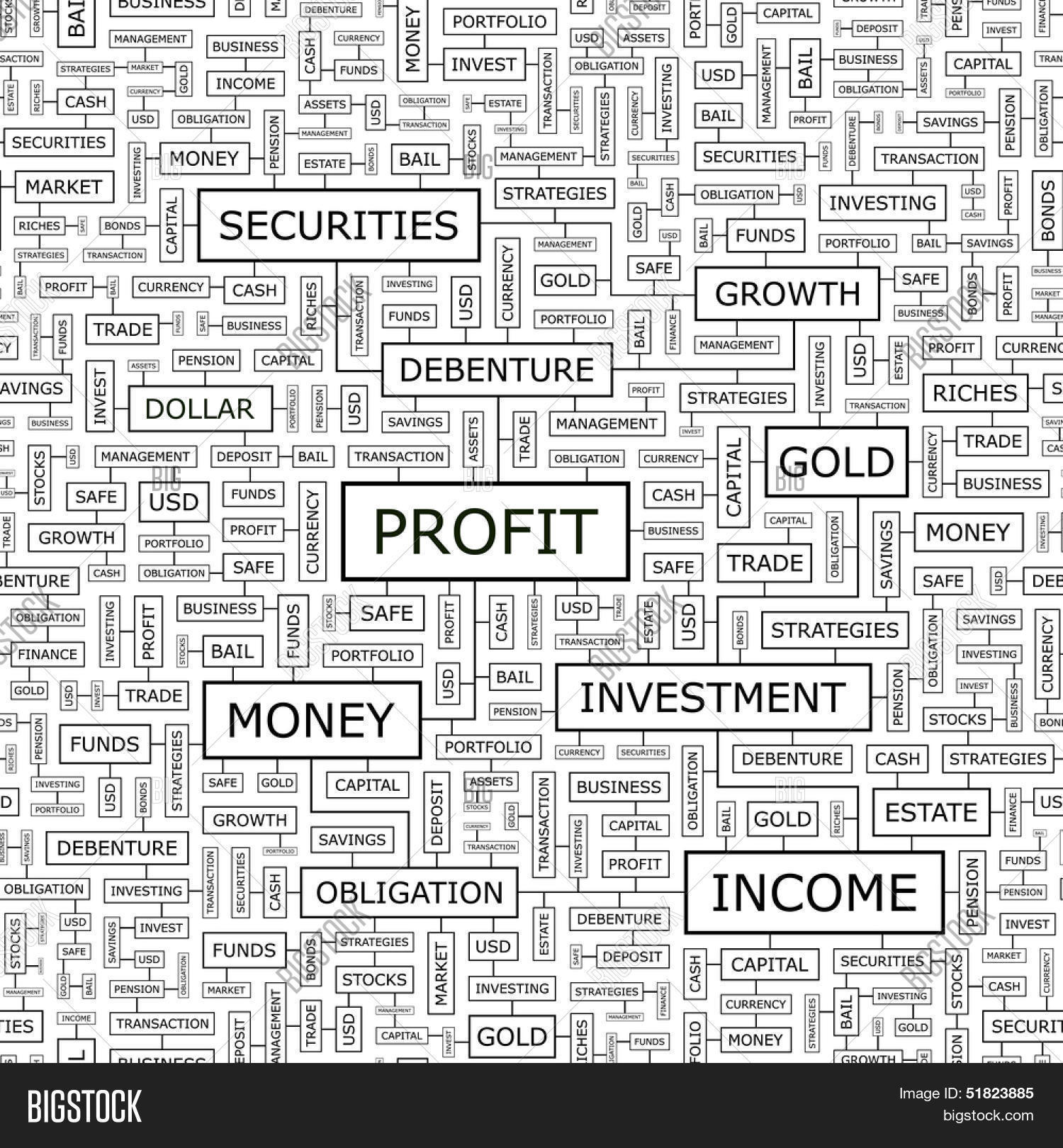PROFIT. Word Cloud Vector & Photo (Free Trial) | Bigstock
