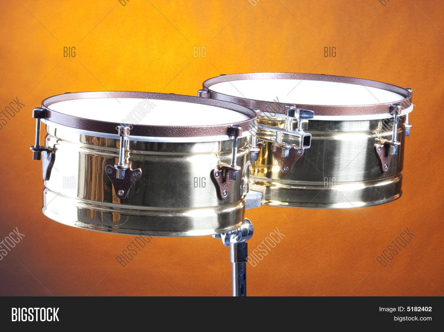 Timbales Drums Against Image & Photo (Free Trial) | Bigstock