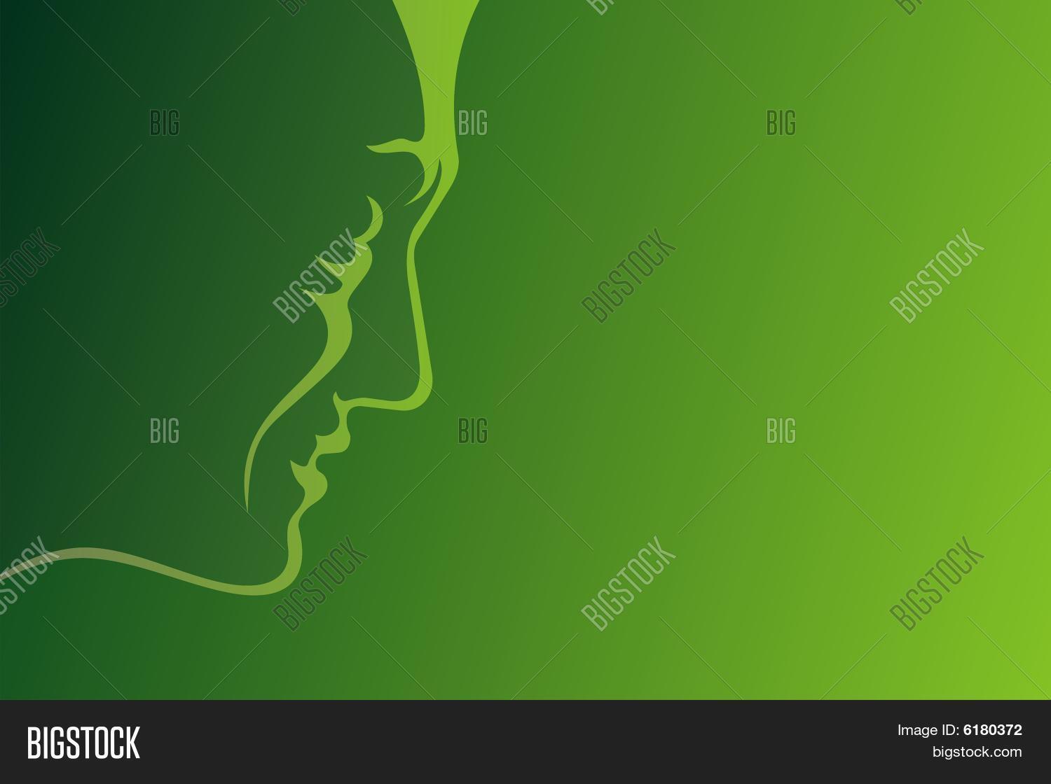 Man Profile Green Vector & Photo (Free Trial) | Bigstock