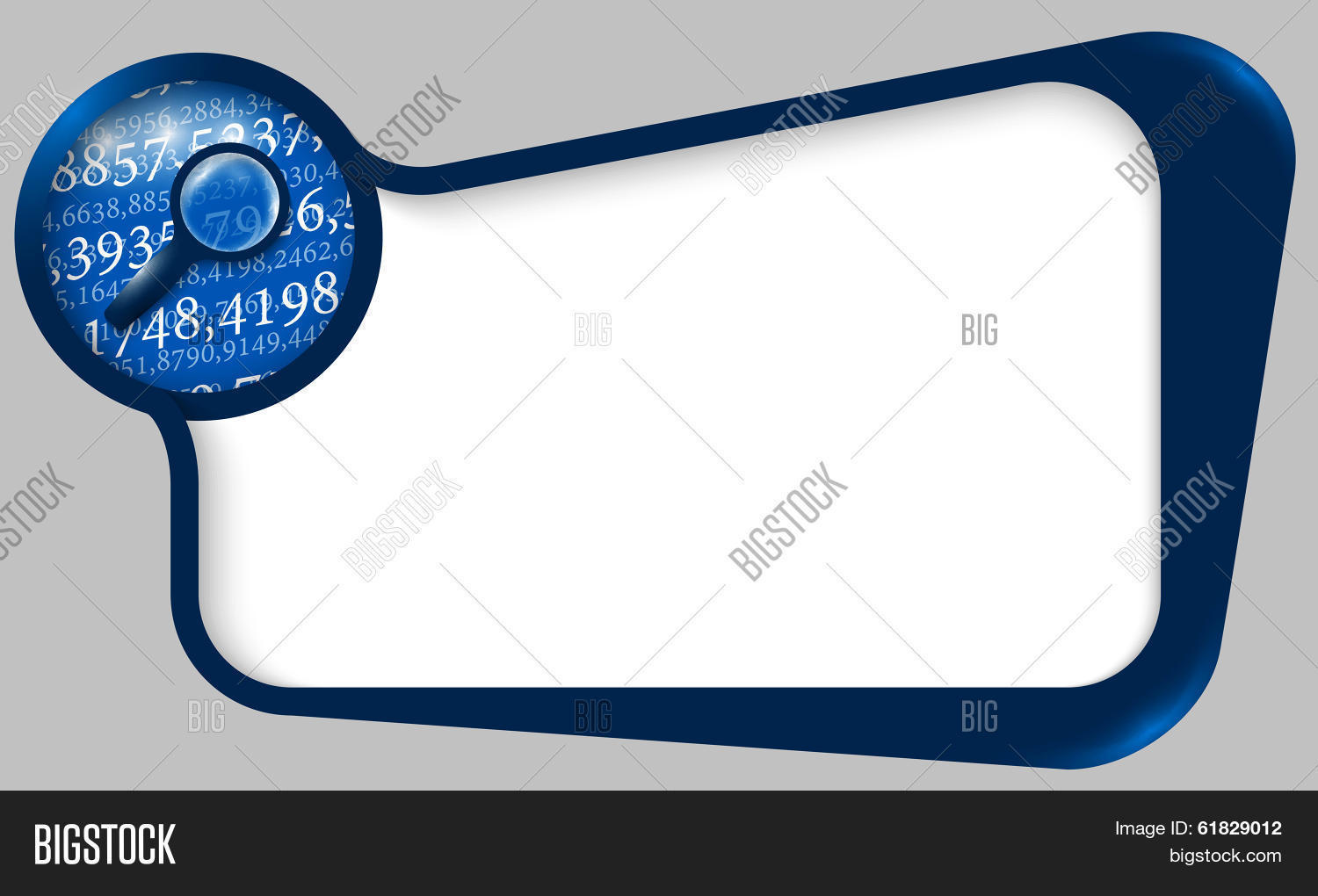 Blue Box Text Vector & Photo (Free Trial) | Bigstock