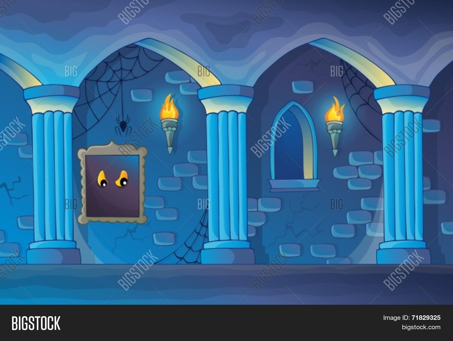 Haunted Castle Vector & Photo (Free Trial) | Bigstock