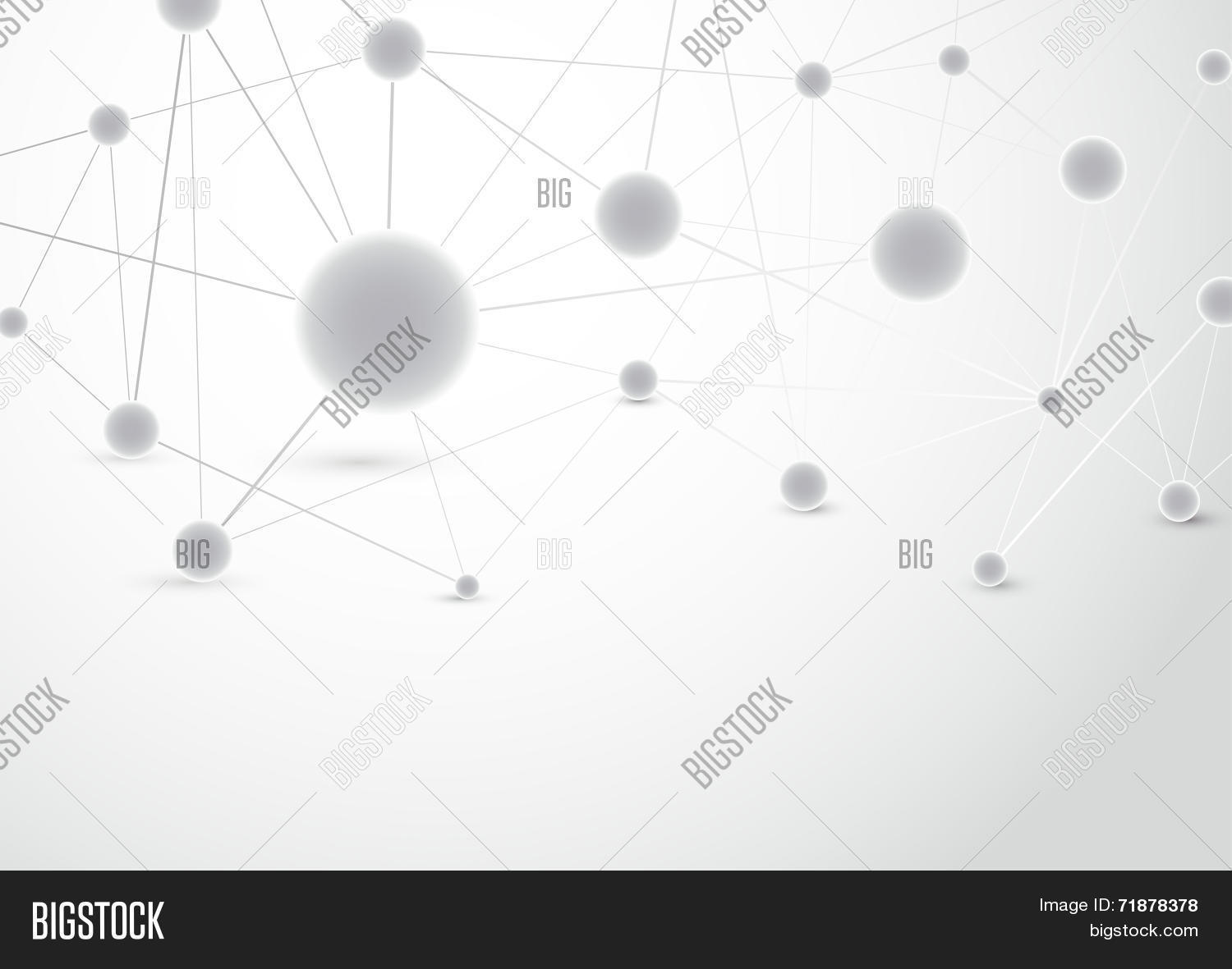 Molecules Connected Vector & Photo (Free Trial) | Bigstock