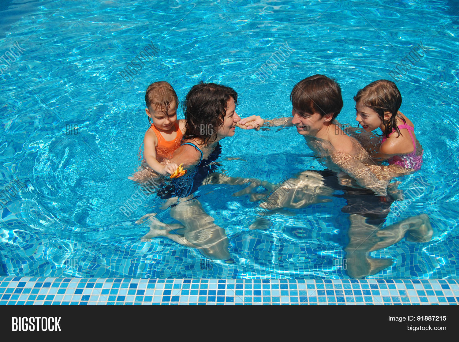 Happy Family Two Kids Image & Photo (Free Trial) | Bigstock