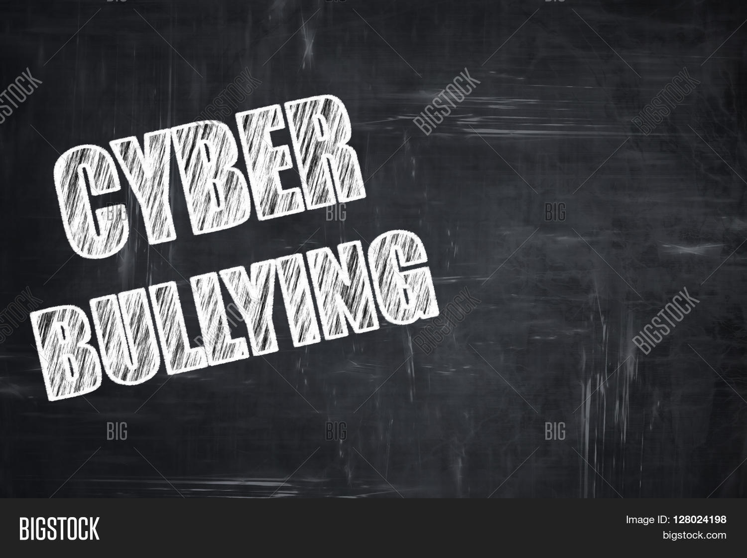 Chalkboard Writing: Cyber Bullying Image & Photo | Bigstock