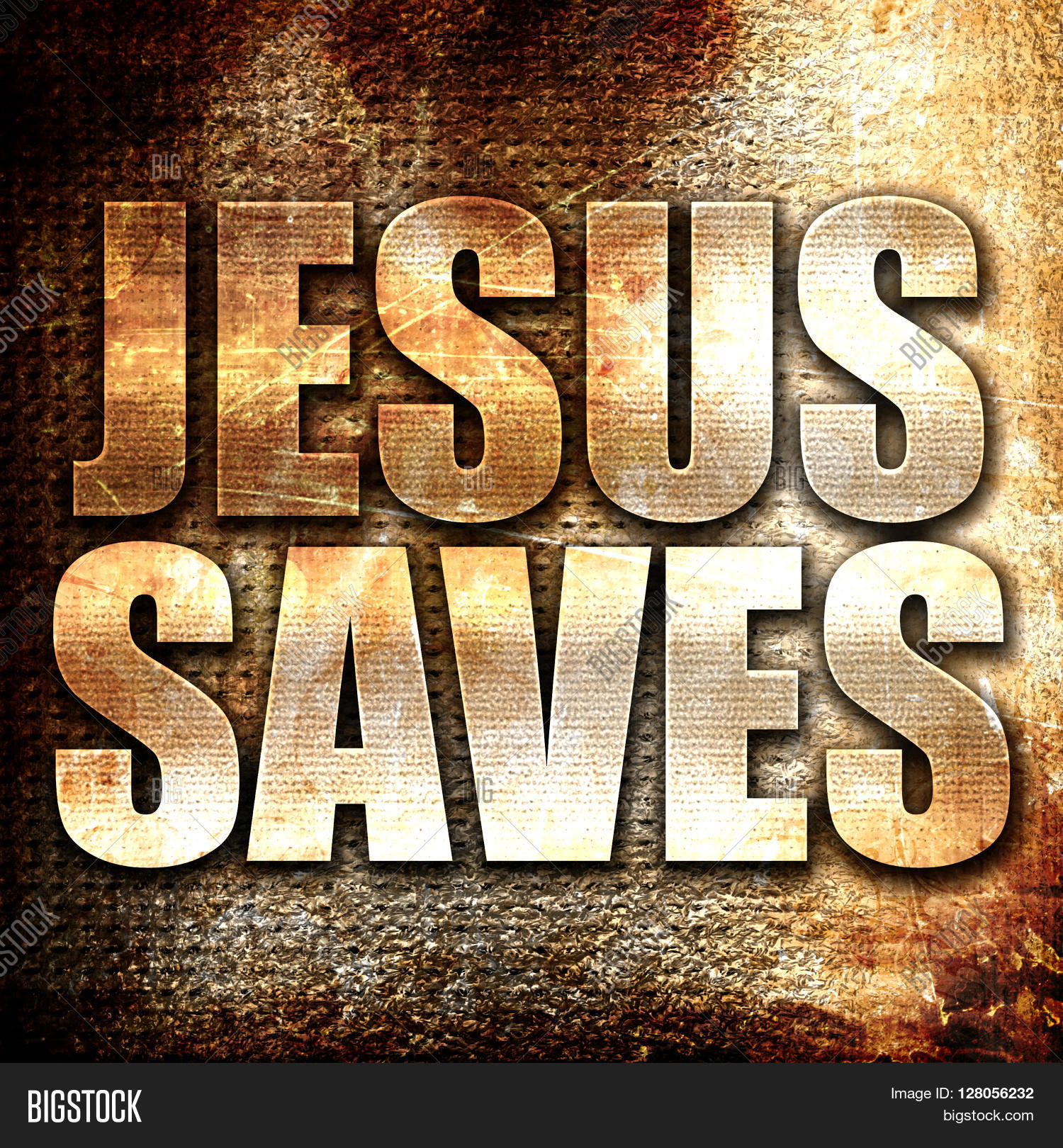 Jesus Saves, Written Image & Photo (Free Trial) | Bigstock