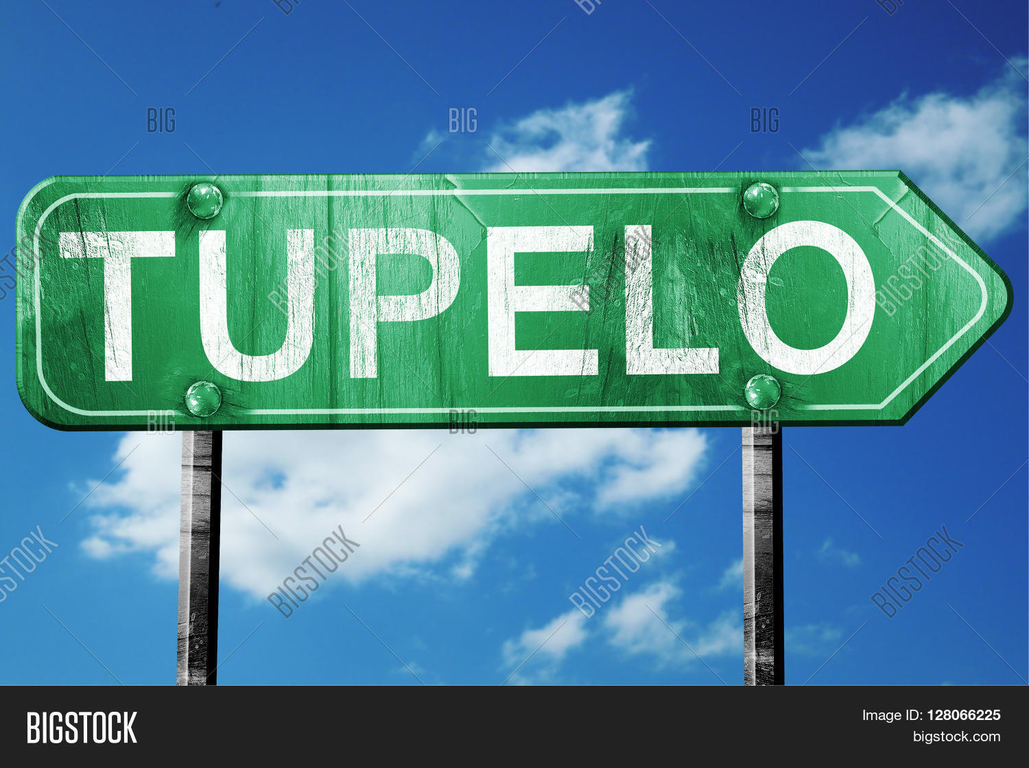 Tupelo Road Sign , Image & Photo (Free Trial) | Bigstock