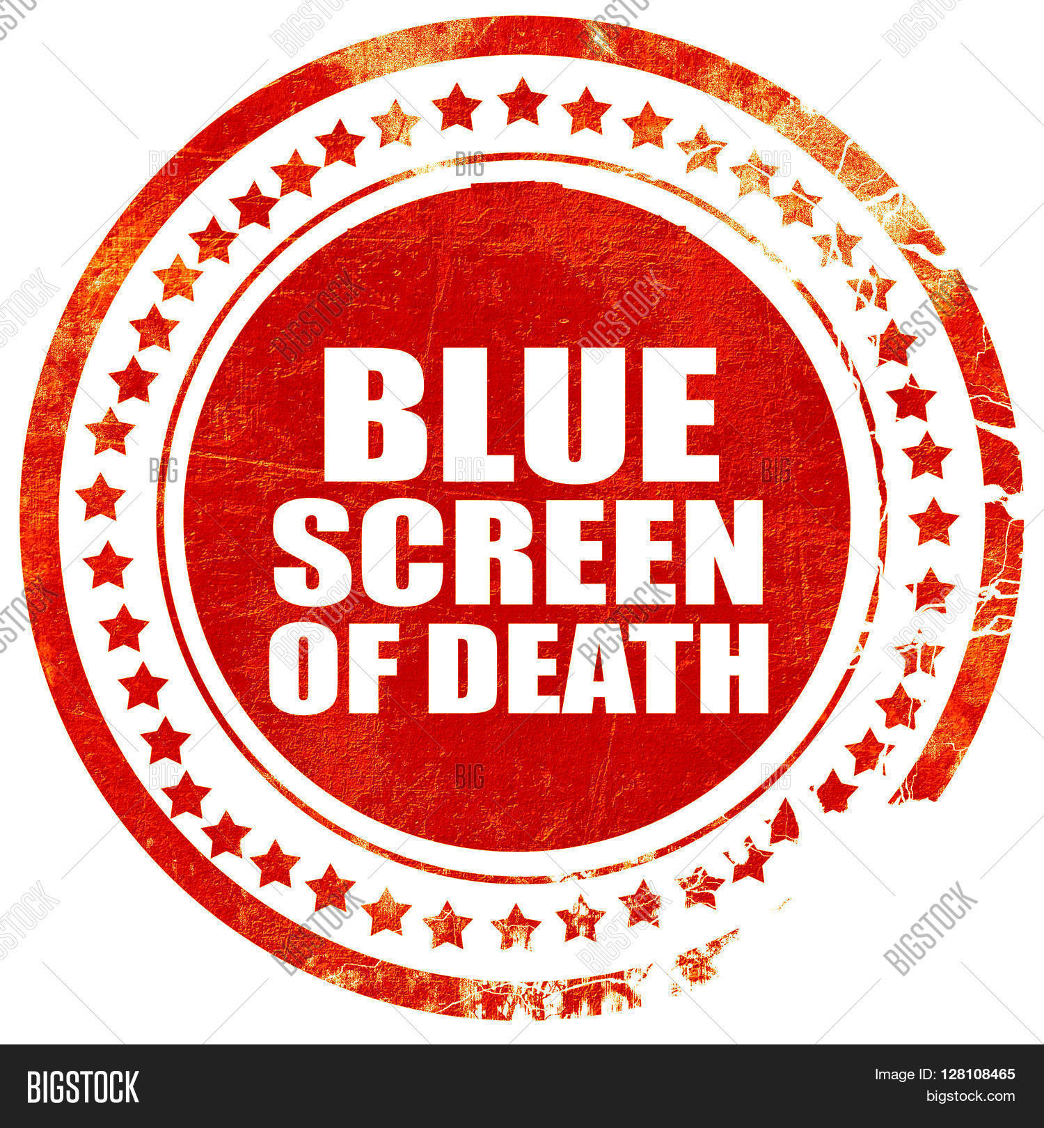 Blue Screen Death, Red Image & Photo (Free Trial) | Bigstock