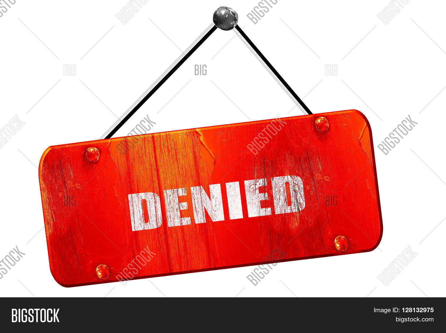 Denied Sign , 3D Image & Photo (Free Trial) | Bigstock