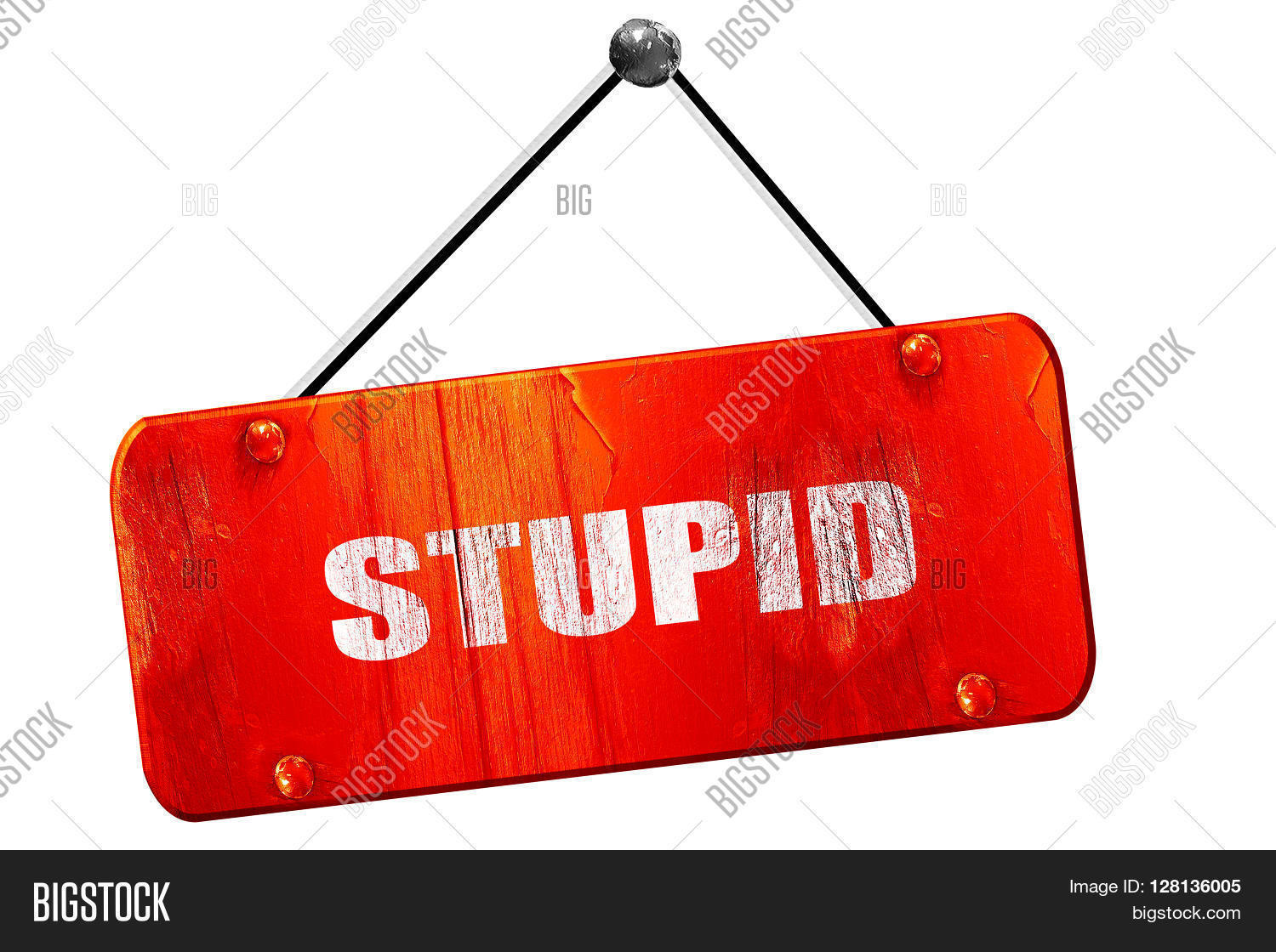 Stupid, 3D Rendering, Image & Photo (Free Trial) | Bigstock