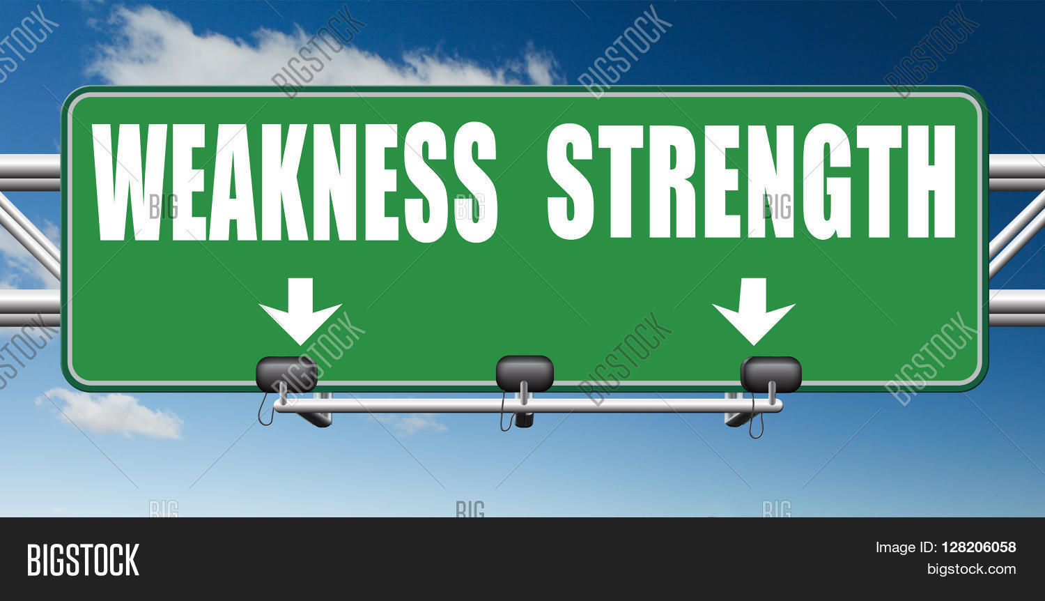 Strength Weakness Image & Photo (Free Trial) | Bigstock