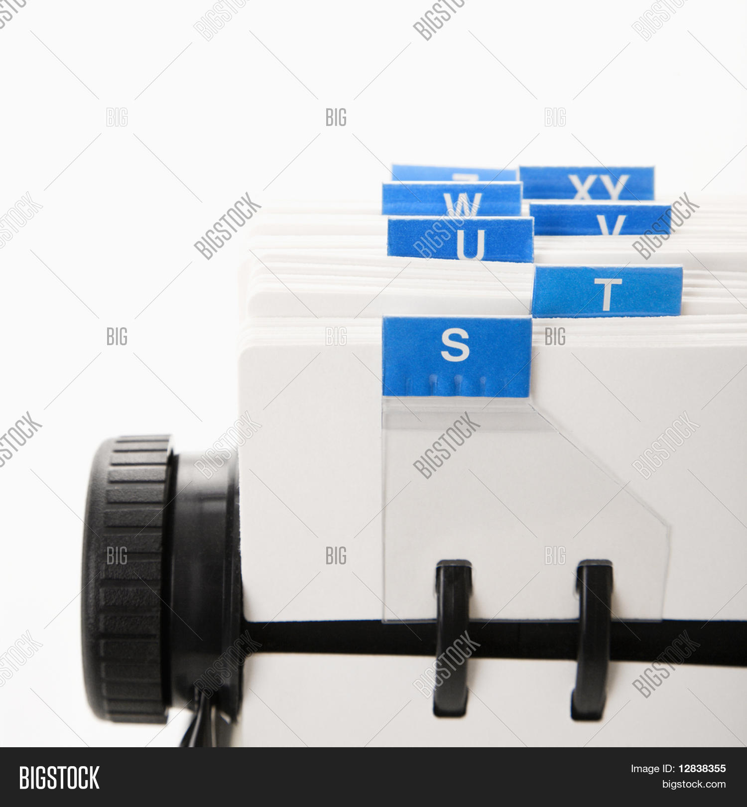 Detail Rolodex Blue Image & Photo (Free Trial) | Bigstock