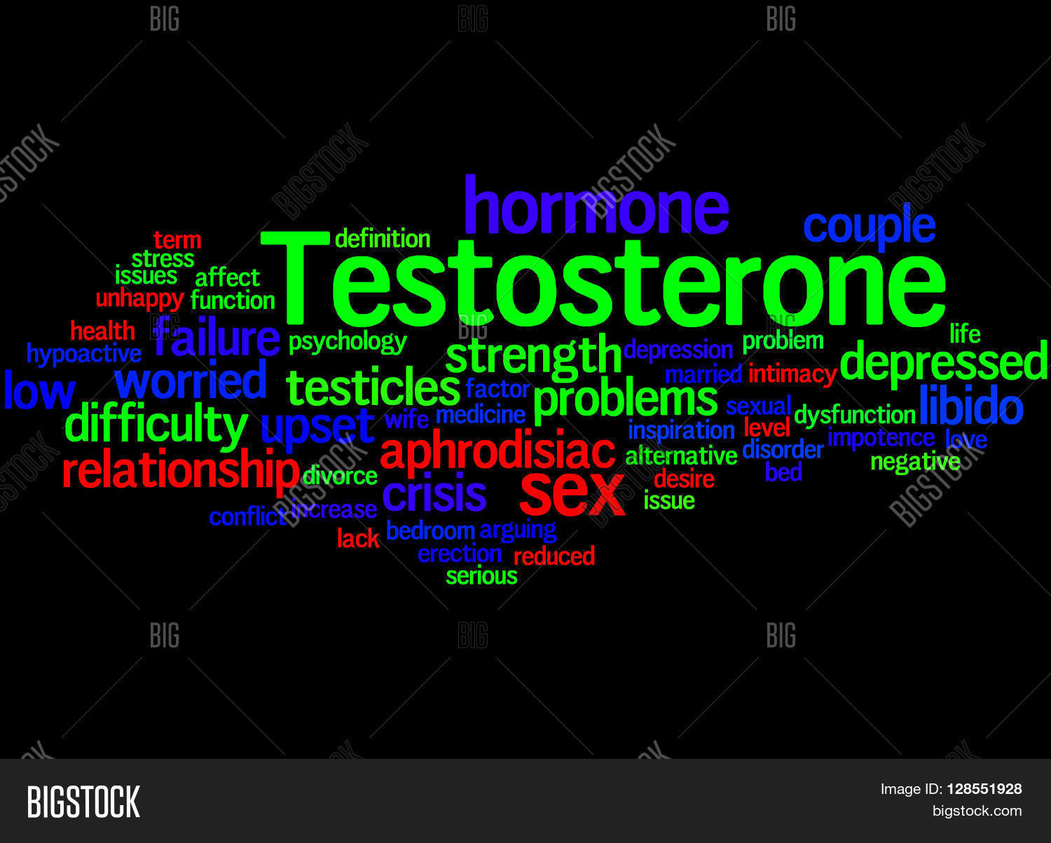Testosterone, Word Image & Photo (Free Trial) | Bigstock
