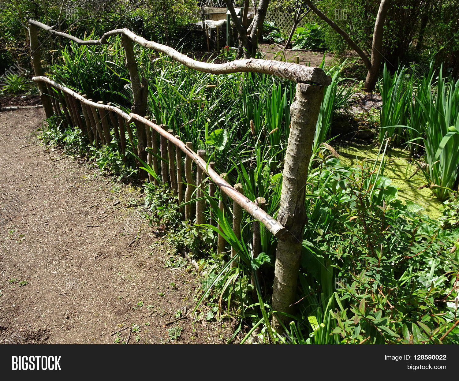 Pathway Rustic Fencing Image & Photo (Free Trial) | Bigstock