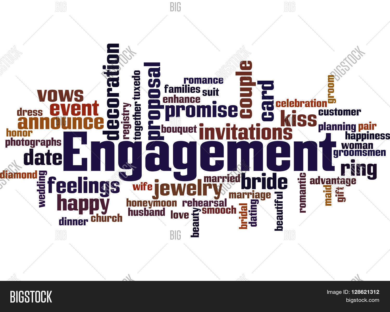 Engagement, Word Cloud Image & Photo (Free Trial) | Bigstock