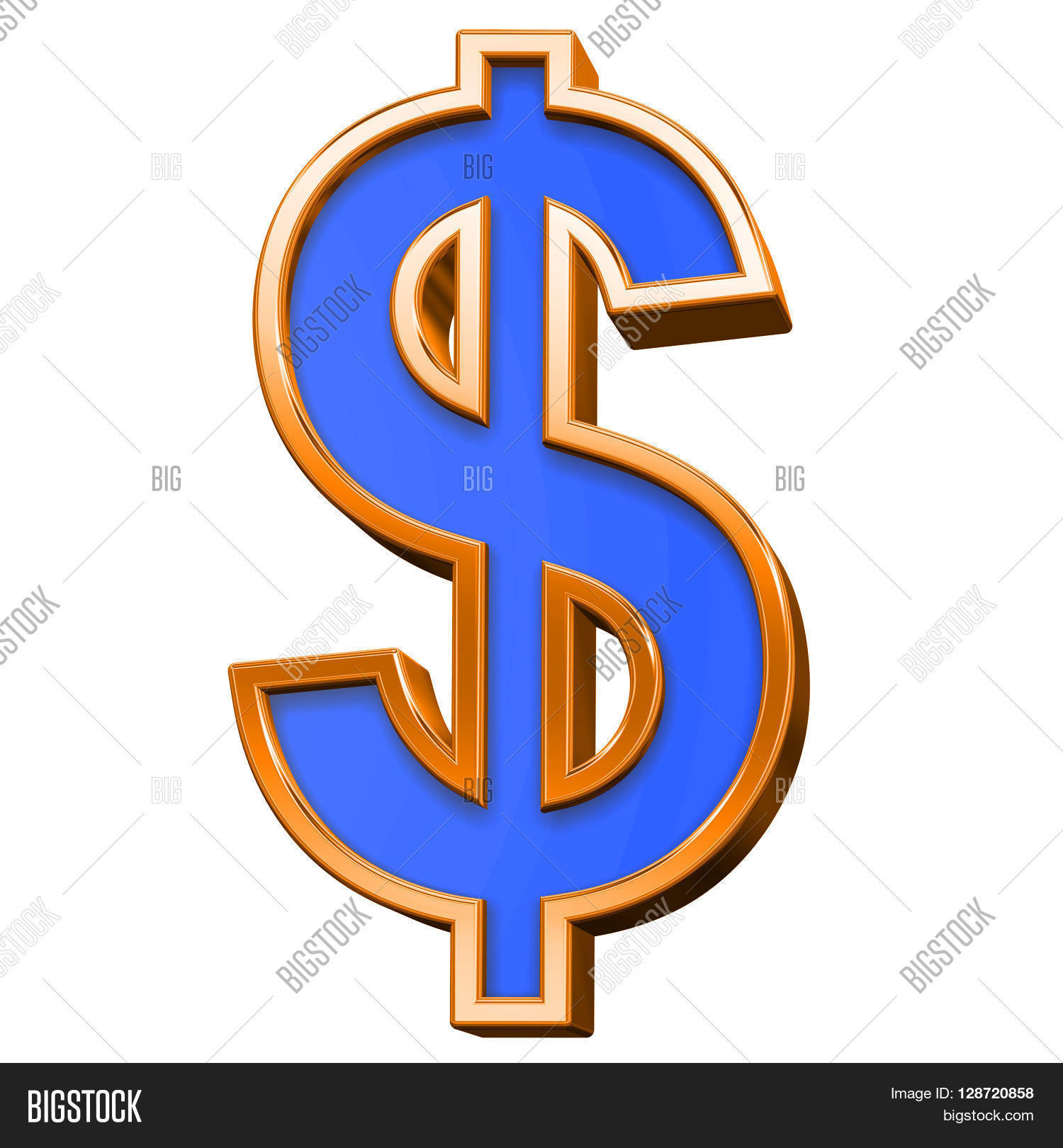 Dollar Sign Blue Image & Photo (Free Trial) | Bigstock