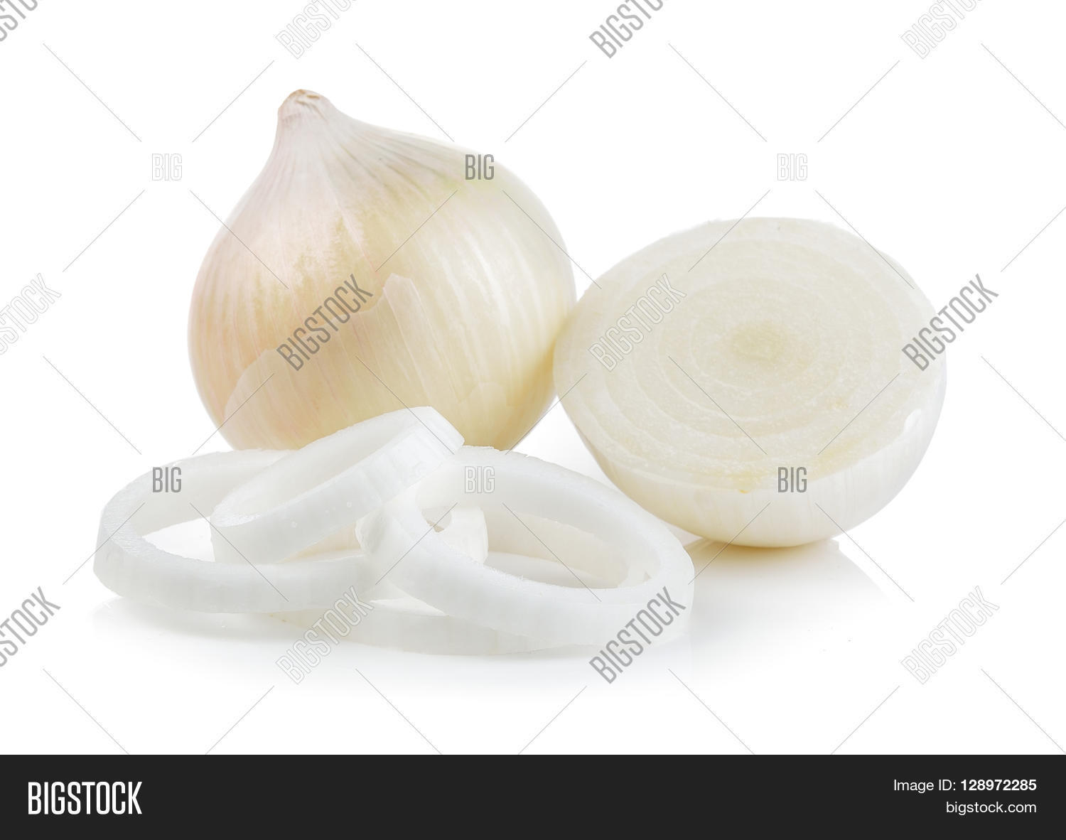 White Onion Isolated Image & Photo (Free Trial) | Bigstock