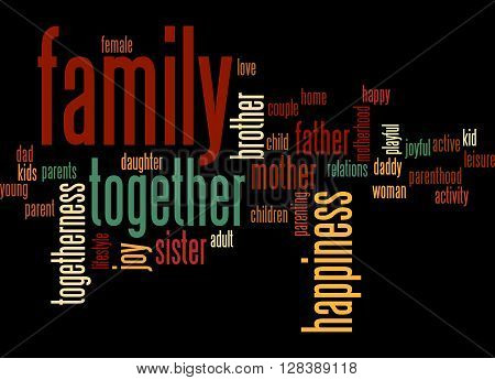 Family Word Cloud Image & Photo (Free Trial) | Bigstock