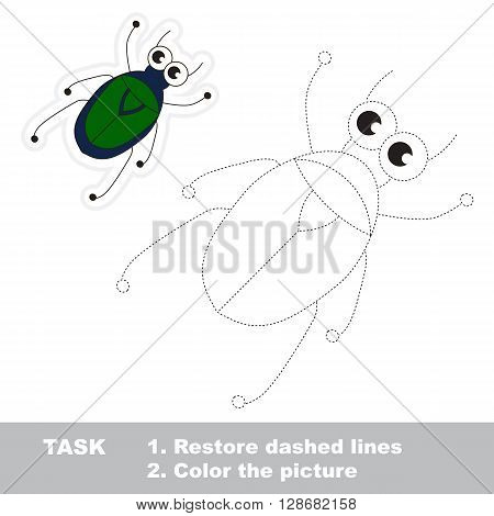 Small Beetle Vector Vector & Photo (Free Trial) | Bigstock
