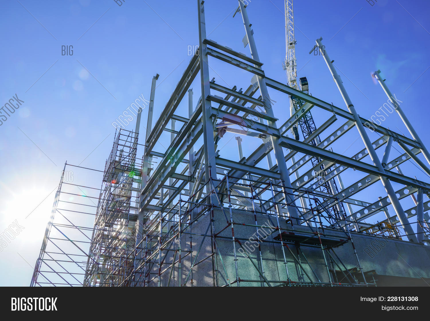 White Structural Steel Image & Photo (Free Trial) | Bigstock