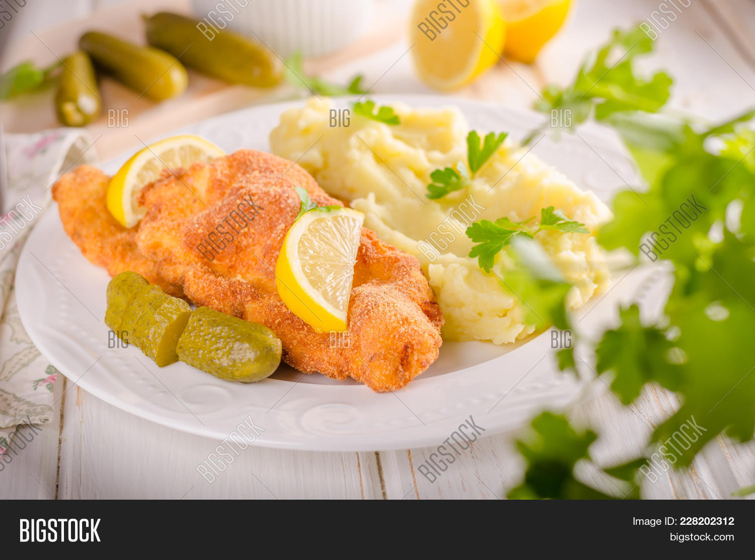 Fresh Weiner Schitzel Image & Photo (Free Trial) | Bigstock