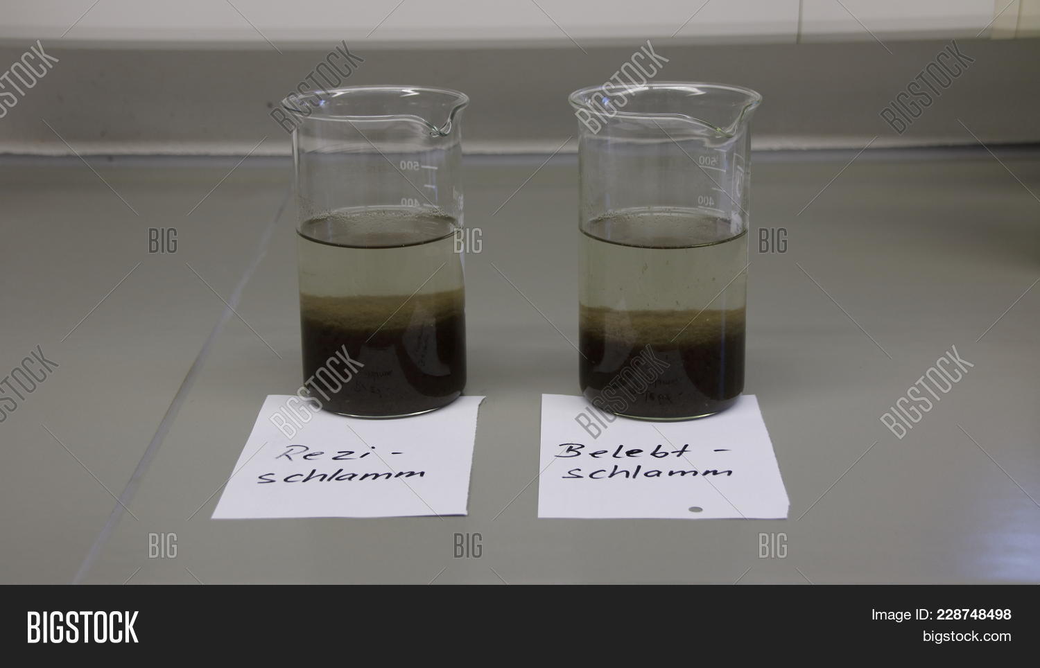 Settling Test Sludge Image & Photo (Free Trial) | Bigstock
