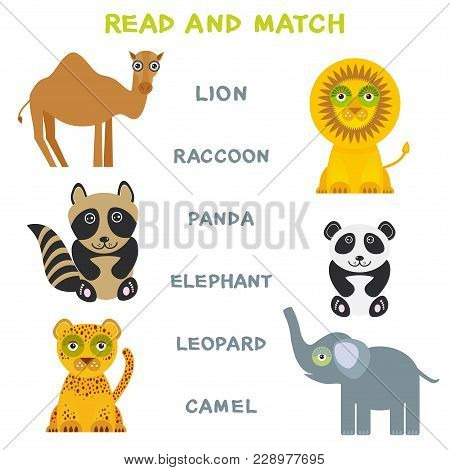 Kids Words Learning Vector & Photo (Free Trial) | Bigstock