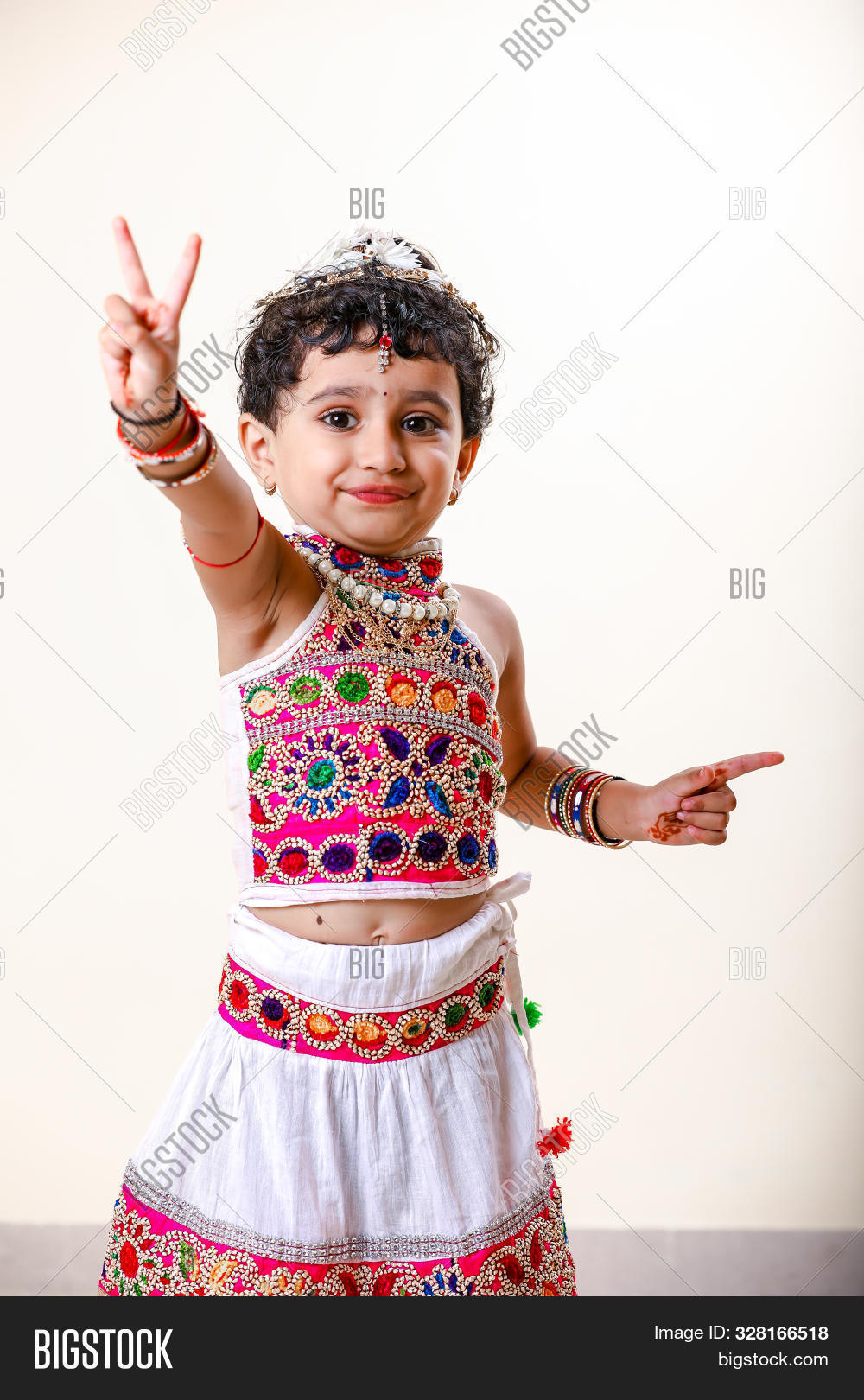 Cute Indian Little Image & Photo (Free Trial) | Bigstock