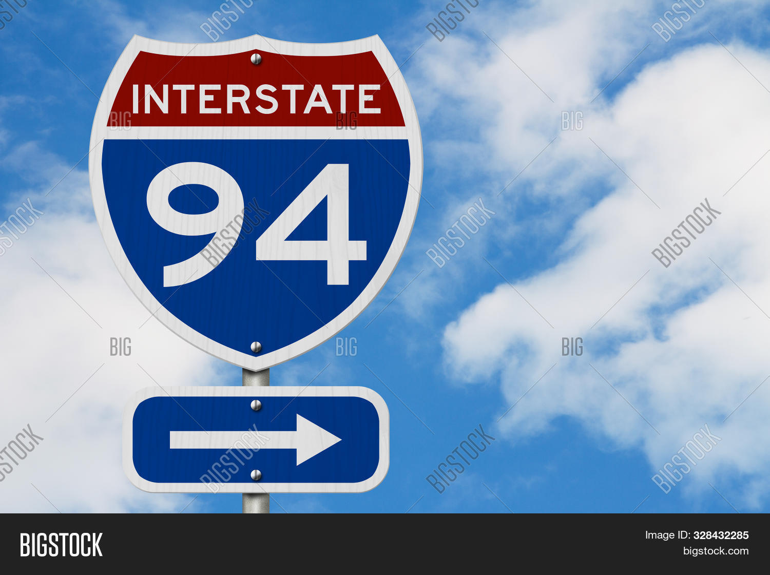 -94 Interstate Usa Red Image & Photo (Free Trial) | Bigstock