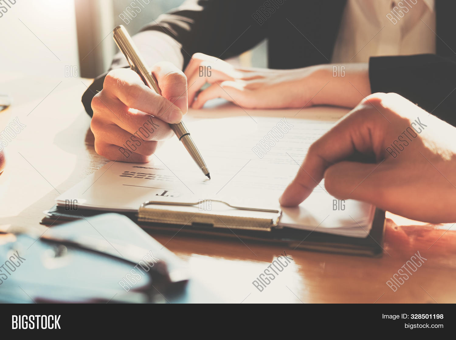 Business Woman Signing Image & Photo (Free Trial) | Bigstock