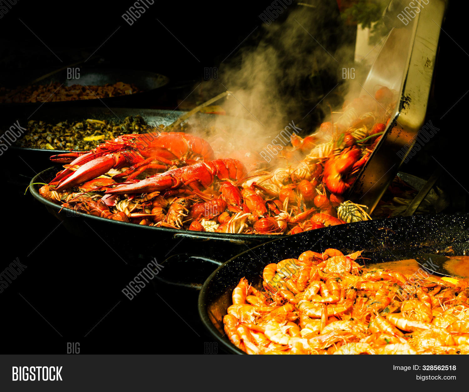 Cooking Seafood On Image & Photo (Free Trial) | Bigstock