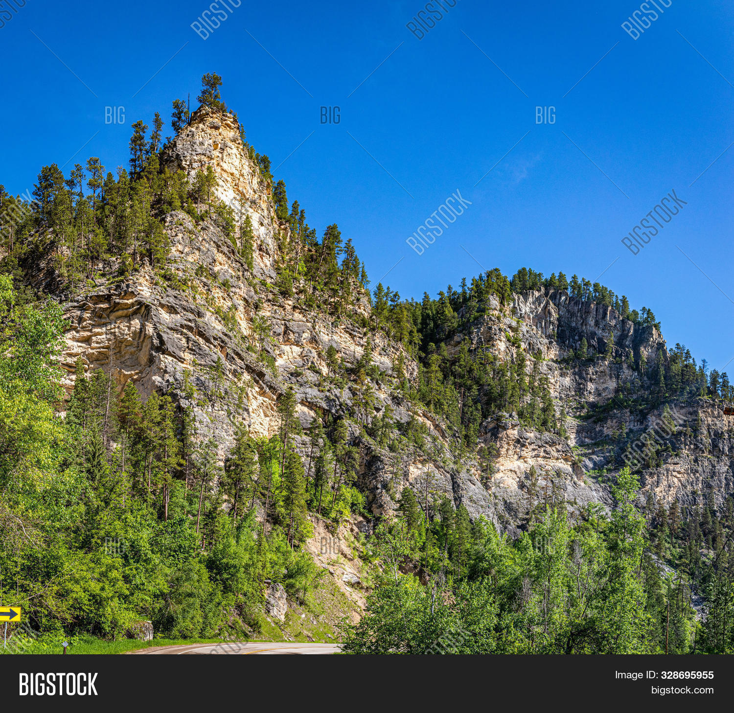 High Limestone Cliffs Image & Photo (Free Trial) | Bigstock