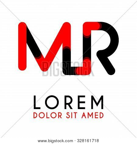 Initial Letter Mr Red Vector & Photo (Free Trial) | Bigstock