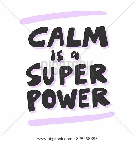 Calm Super Power. Vector & Photo (Free Trial) | Bigstock