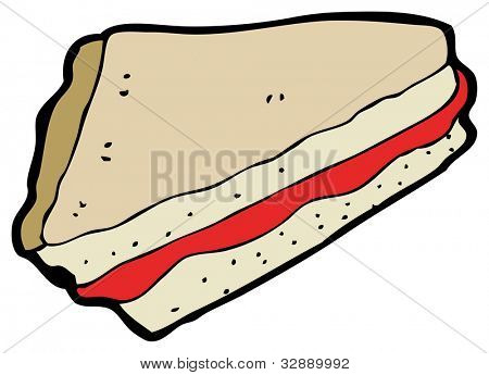 Cartoon Jam Sandwich Image & Photo (Free Trial) | Bigstock
