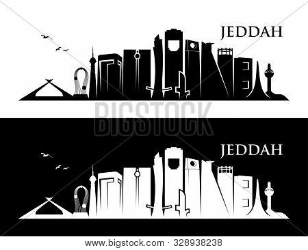Jeddah Skyline - Vector & Photo (Free Trial) | Bigstock