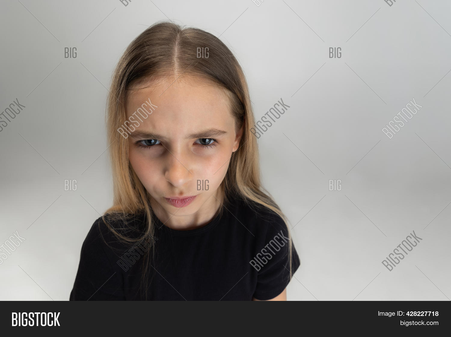 Angry Upset Child Pre- Image & Photo (Free Trial) | Bigstock