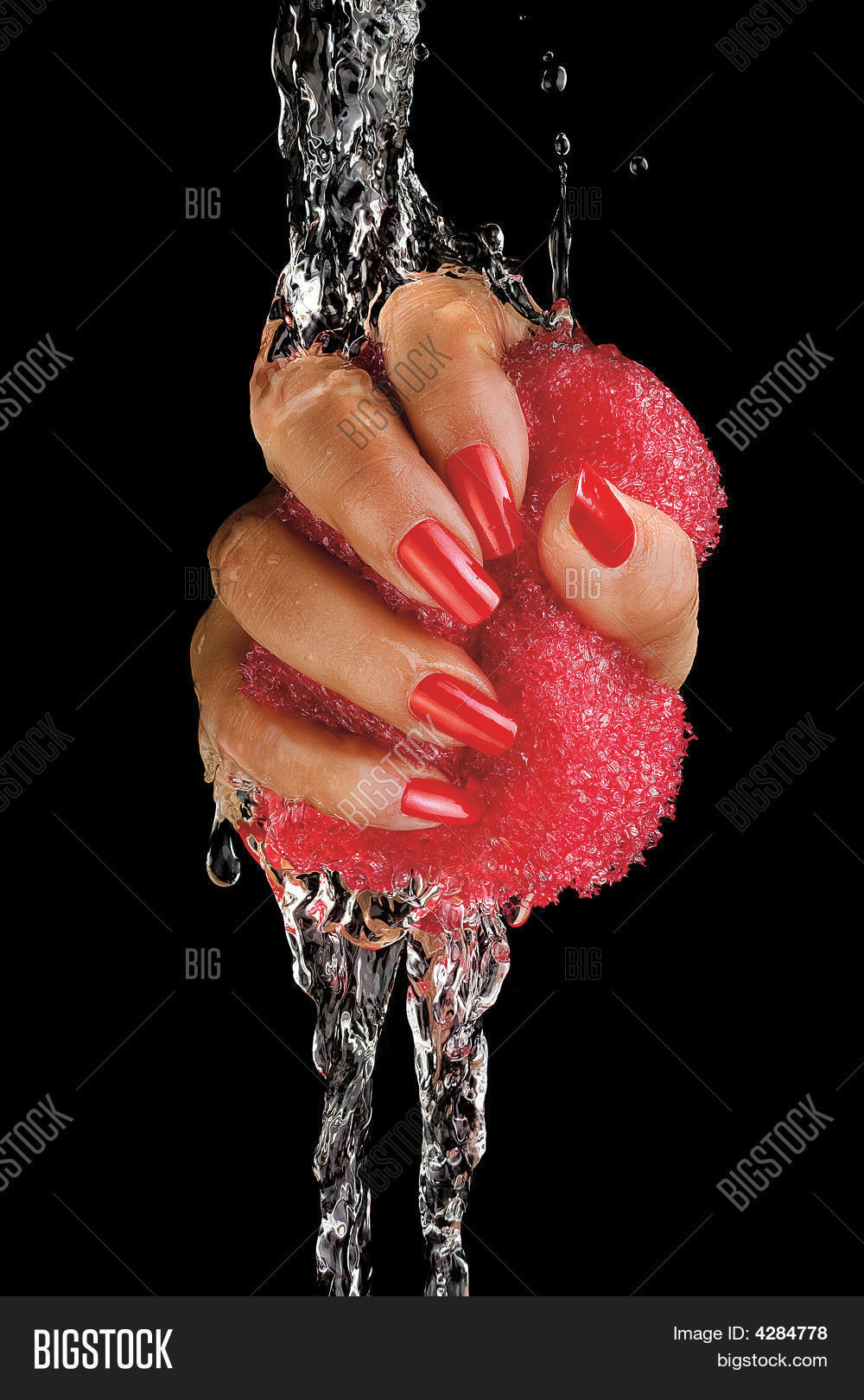 Wringing Sponge Image & Photo (Free Trial) | Bigstock