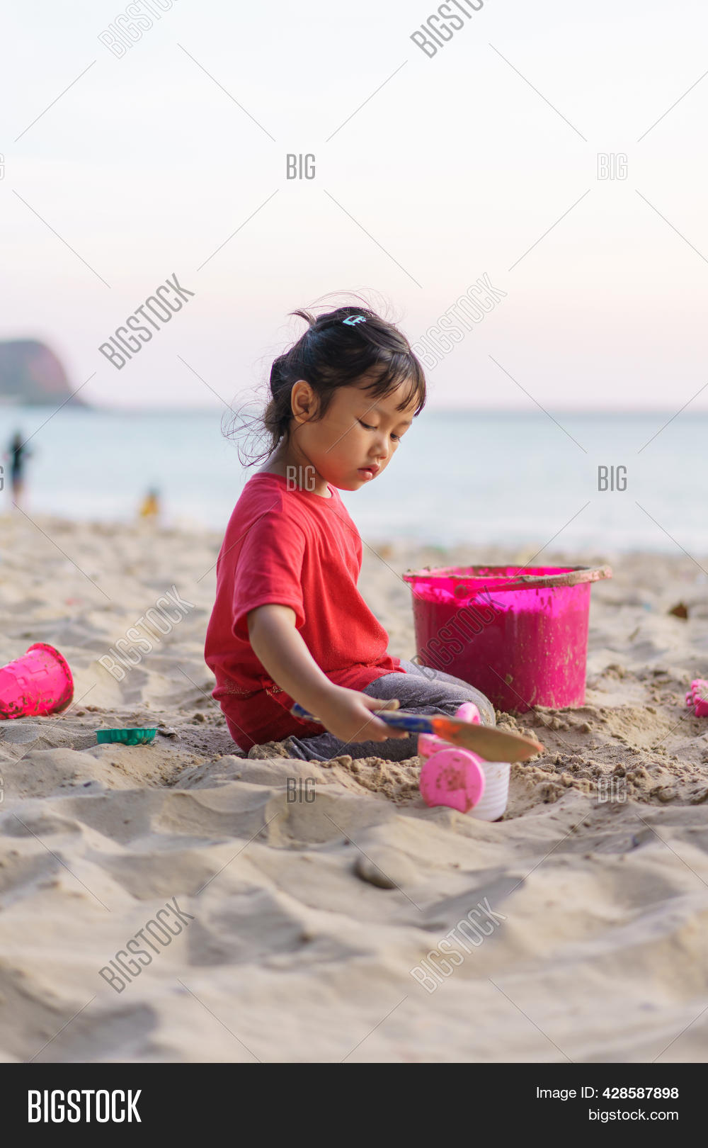 Child Playing Sand Image & Photo (Free Trial) | Bigstock