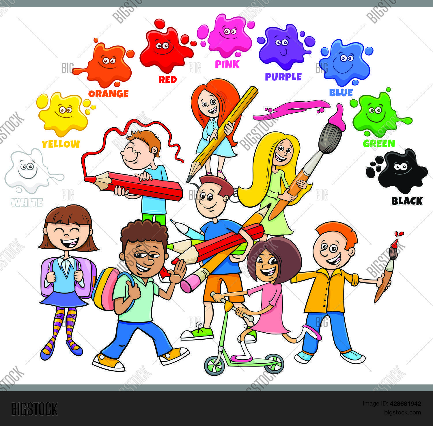 Educational Cartoon Vector & Photo (Free Trial) | Bigstock